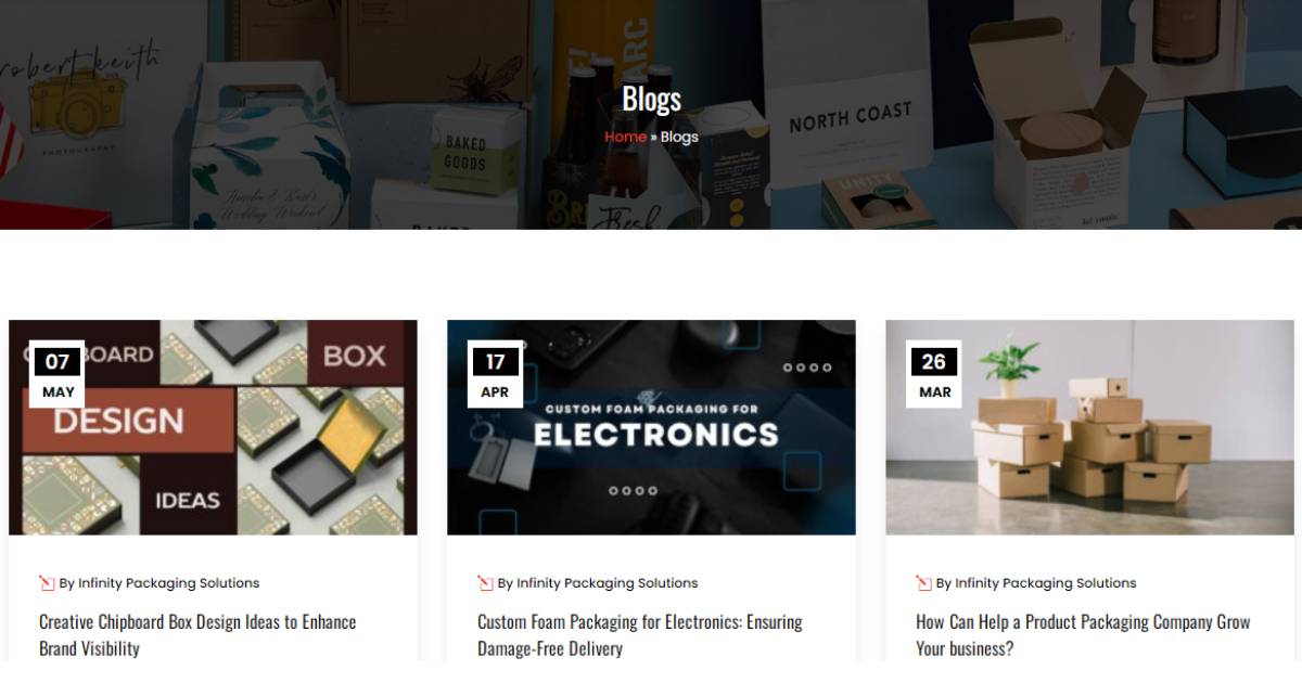 Infinity Packaging Solutions Blogs