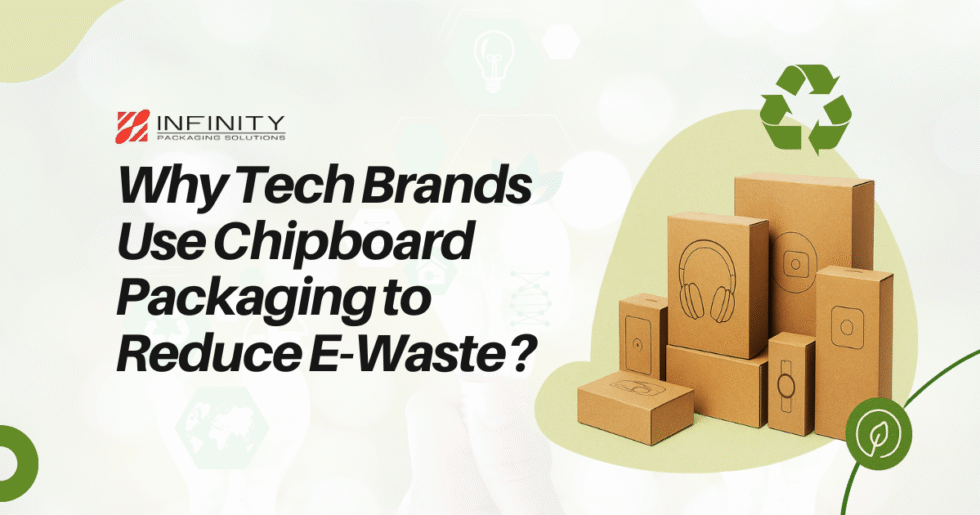 Why Tech Brands Use Chipboard Packaging to Reduce E-Waste?